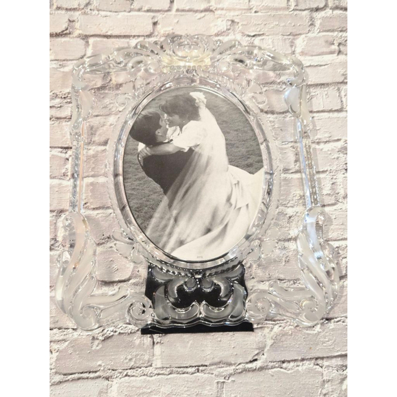 Mikasa | Accents | Vintage 972 Mikasa Princess Frosted Crysta Frame ...